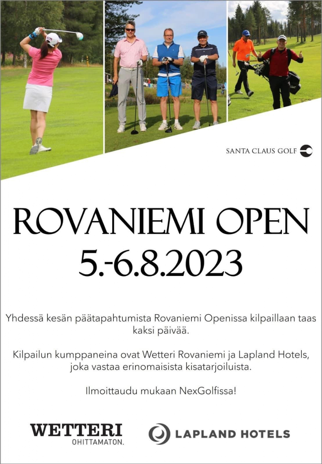 Ilmoittaudu mukaan Rovaniemi Openiin | Santa Claus Golf